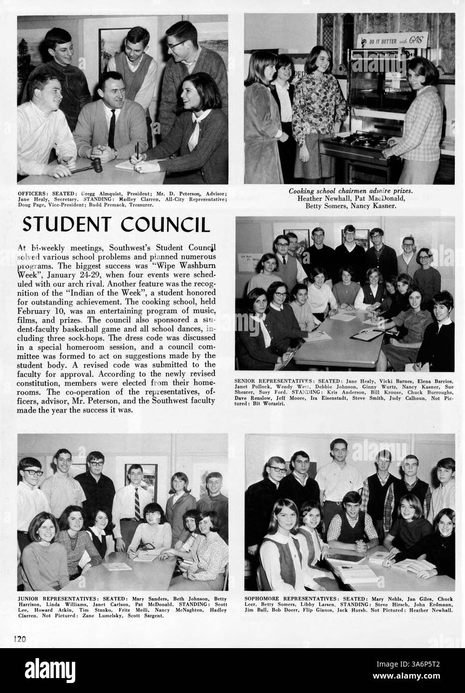 The Wagistanian 1966 yearbook captures key moments from the 1965-1966 ...