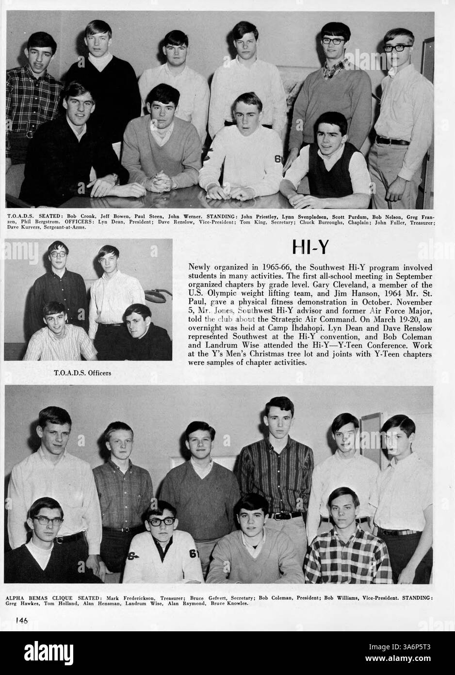 The 1966 Wagistanian yearbook features students, teachers, school clubs ...