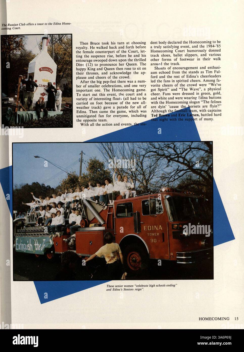 The 1985 Windigo '85 yearbook features the major events, activities ...
