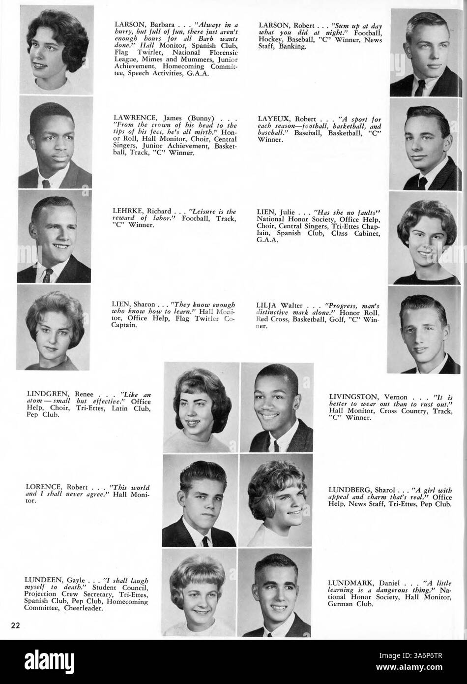 The 1962 edition of the 'Centralian' yearbook highlights student life ...