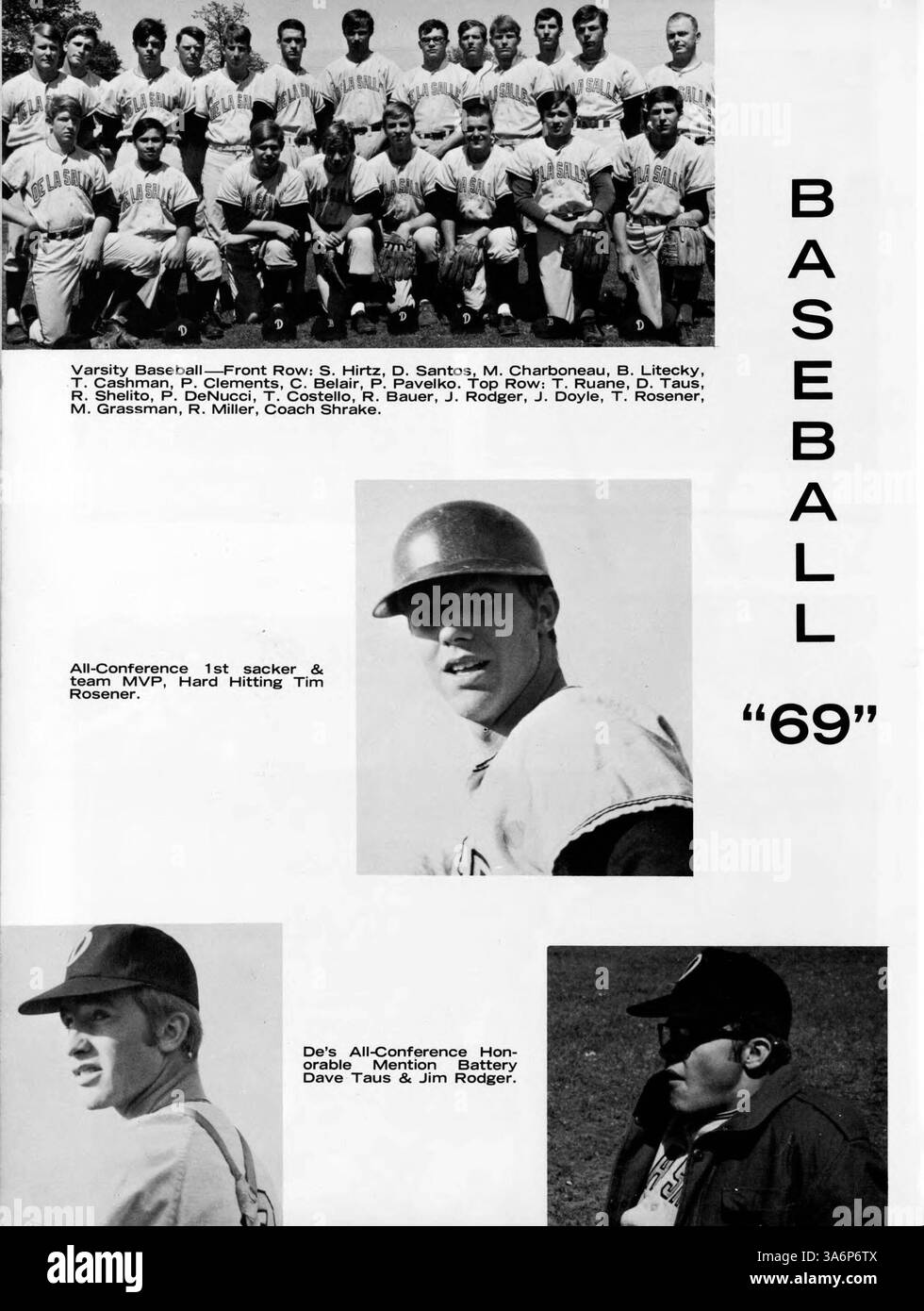 Highlights key moments from the 1968 1969 school year hi-res stock ...