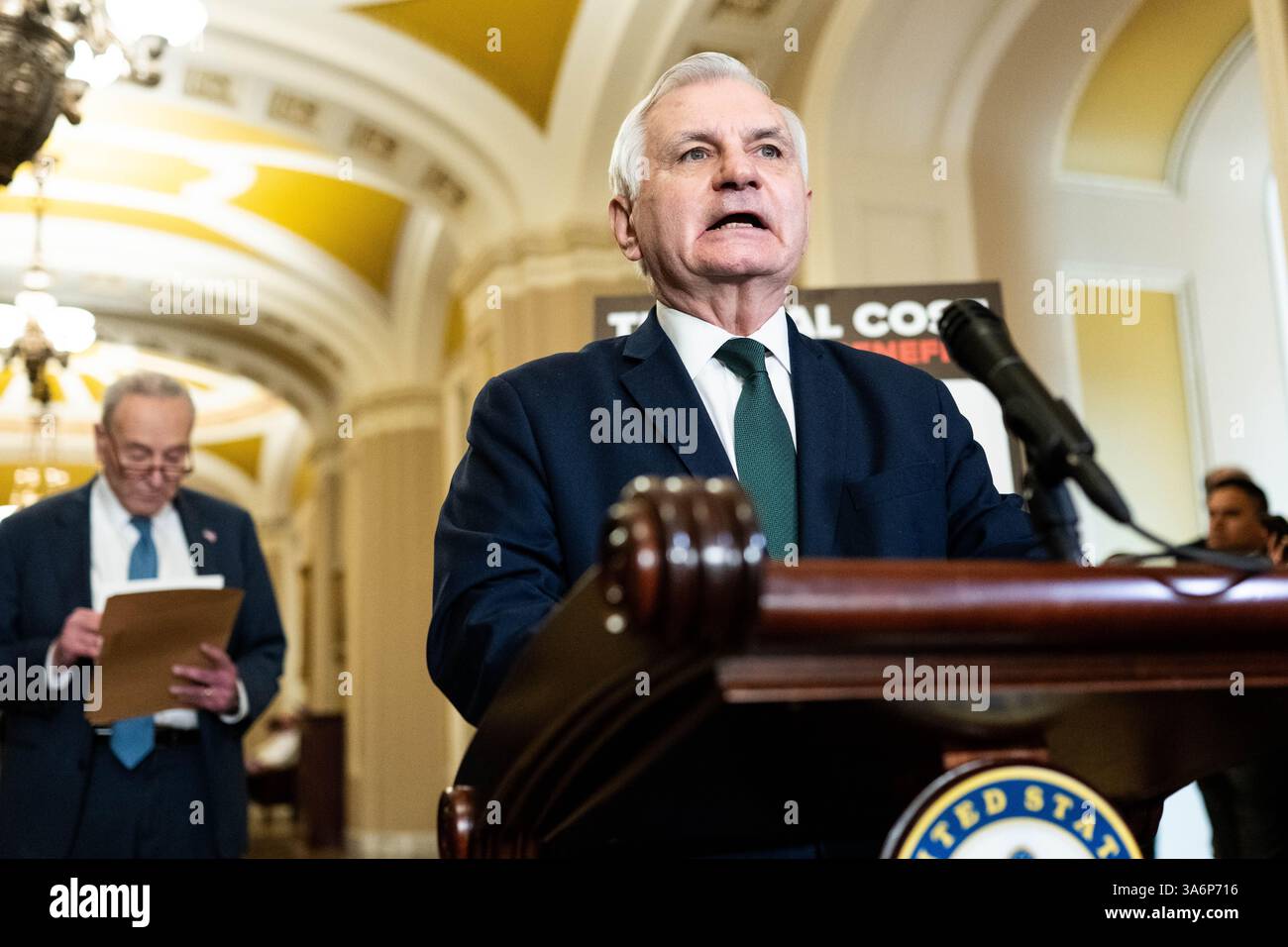 Washington, United States. 25th Mar, 2025. U.S. Senator Jack Reed (D-RI ...