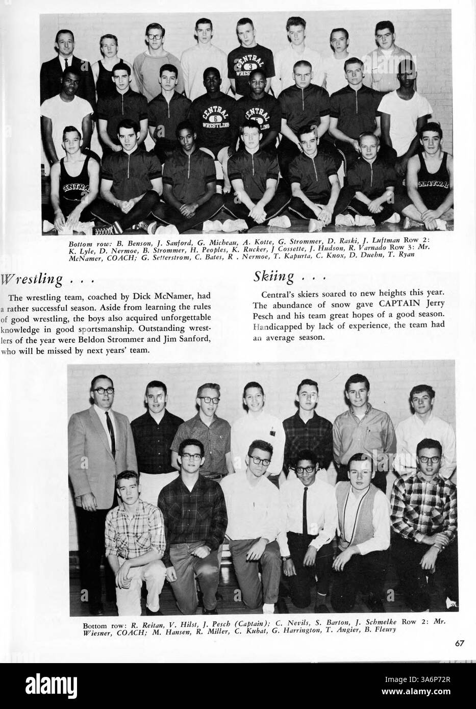 This 1962 'Centralian' yearbook captures the 1961-1962 school year at ...