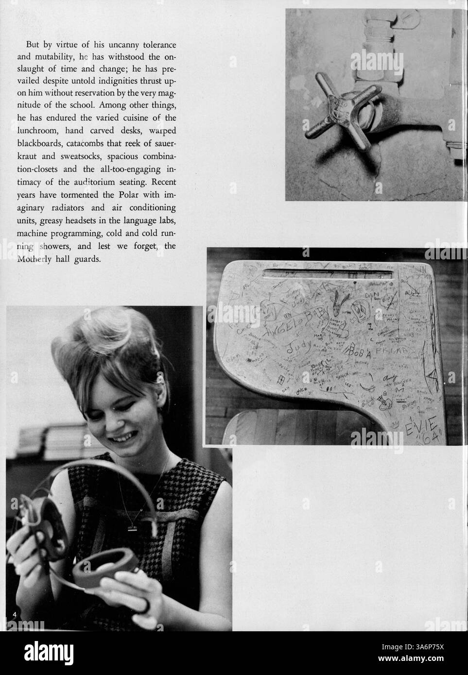 The 1966 'Polaris' Yearbook from North High School records the students ...