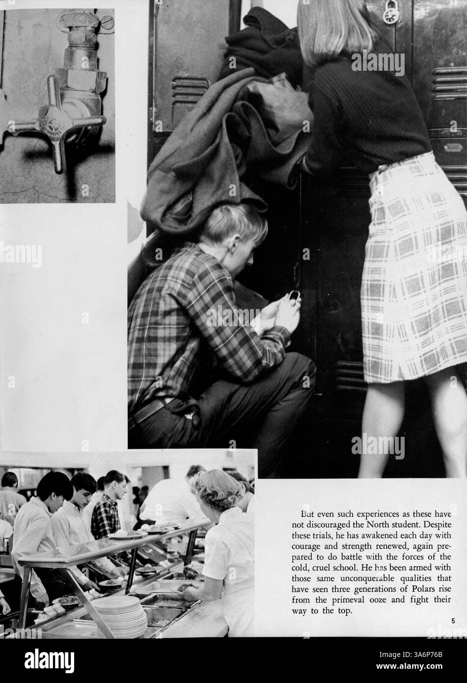 The 1966 'Polaris' Yearbook captures the key elements of the 1965-1966 ...
