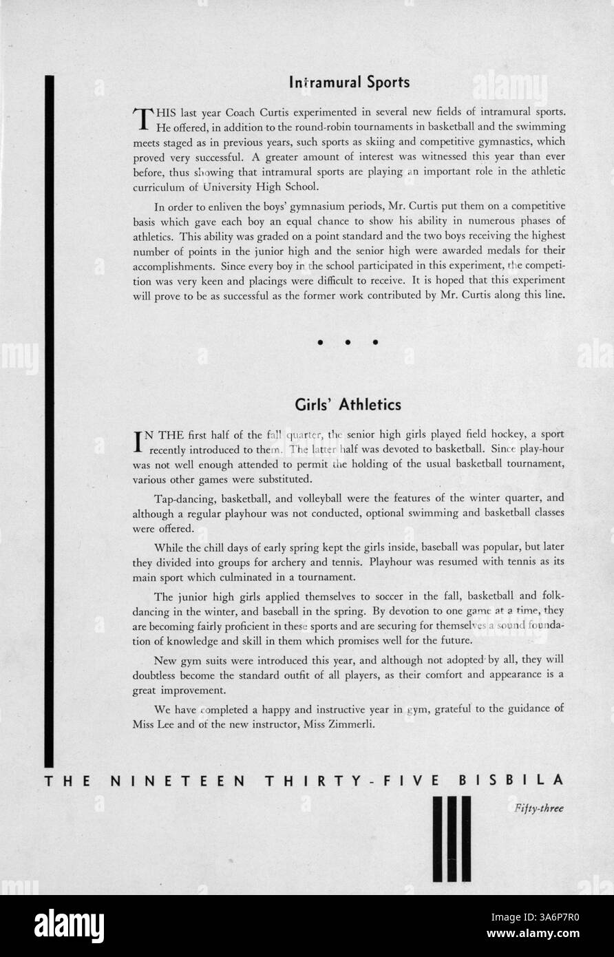 This 1935 yearbook from University High features student portraits ...