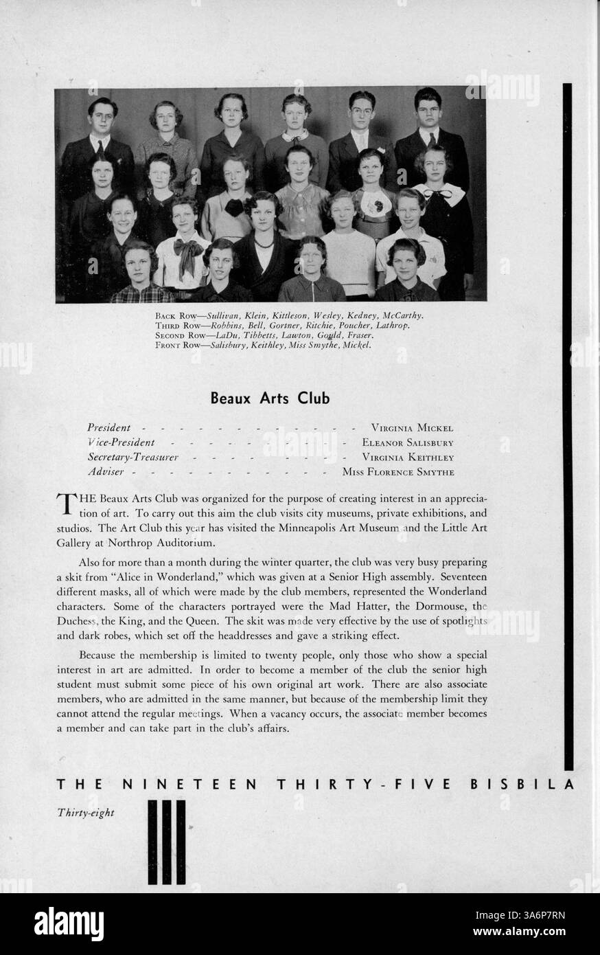The 1935 Bisbila Yearbook from University High captures the year’s ...