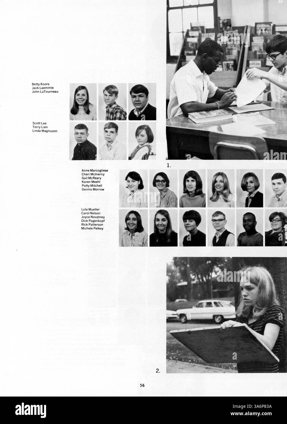 The '1968 Cardinal' yearbook from Marshall High School features ...