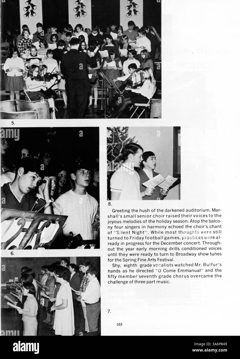 The '1968 Cardinal' yearbook from Marshall High School features ...