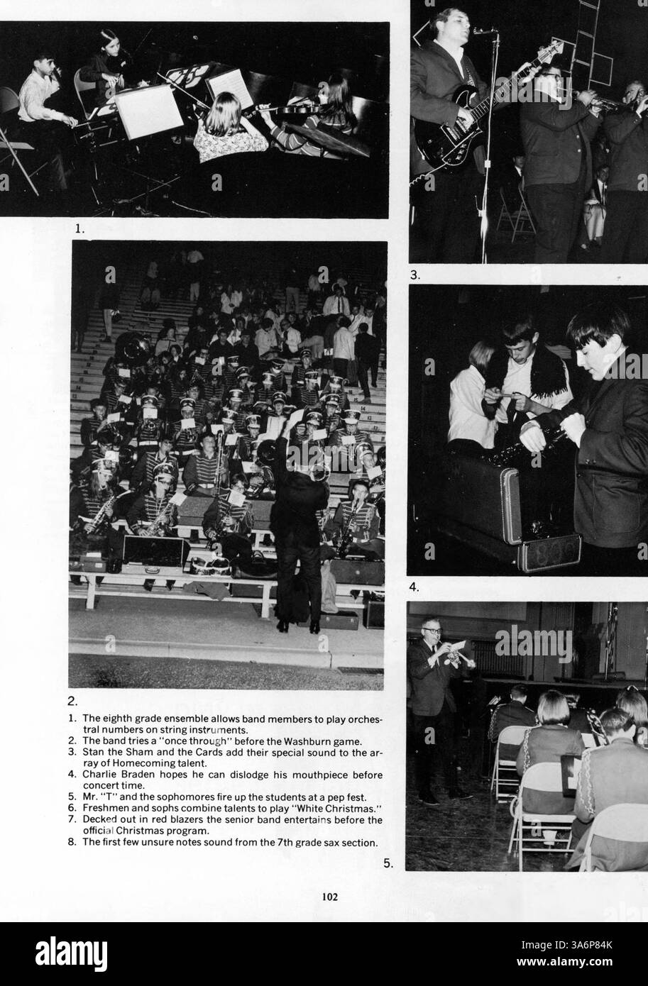 The '1968 Cardinal' yearbook from Marshall High School documents ...