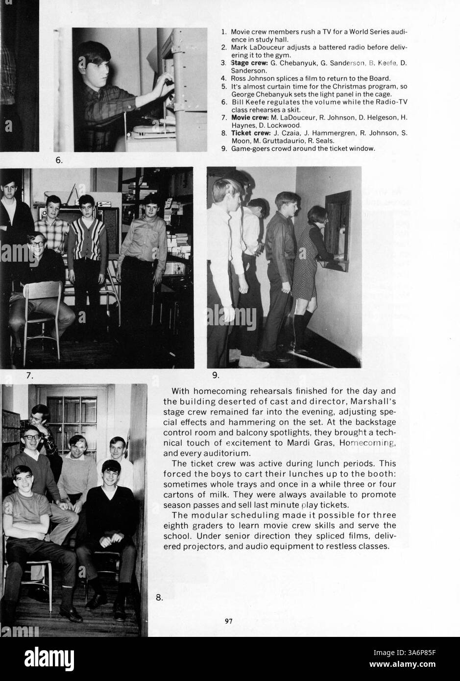 The 1968 'Cardinal' yearbook documents Marshall High School’s students, teachers, athletics ...