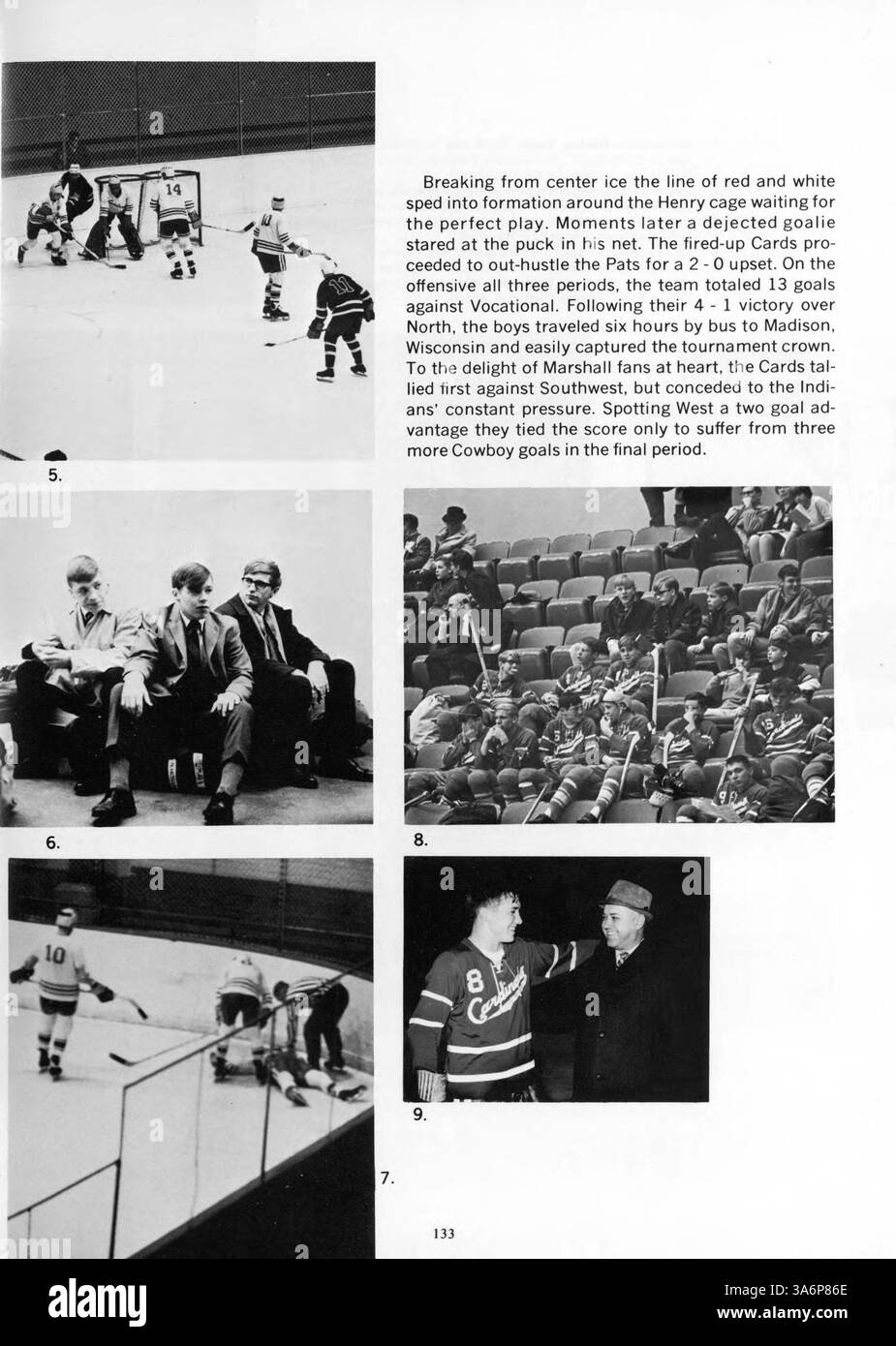 The 1968 'Cardinal' yearbook from Marshall High School showcases the ...
