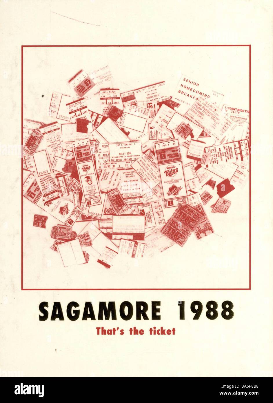 The 1988 Roosevelt High School yearbook, Sagamore, documents the ...