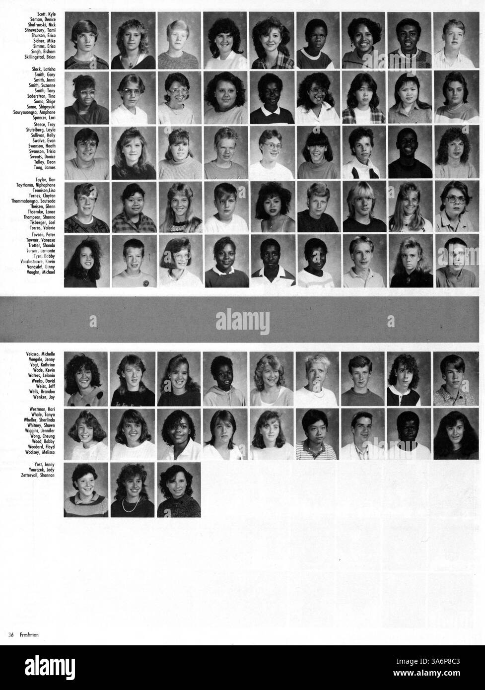 Roosevelt High School's 1988 yearbook, Sagamore, offers a snapshot of ...