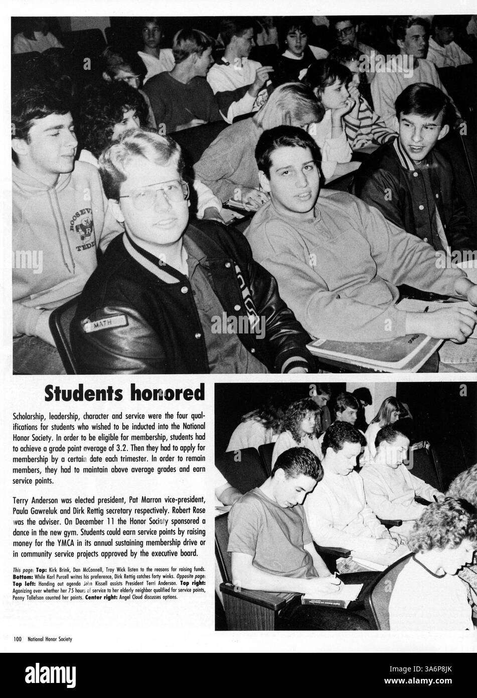 The Sagamore 1988 yearbook from Roosevelt High School highlights student life, academic ...