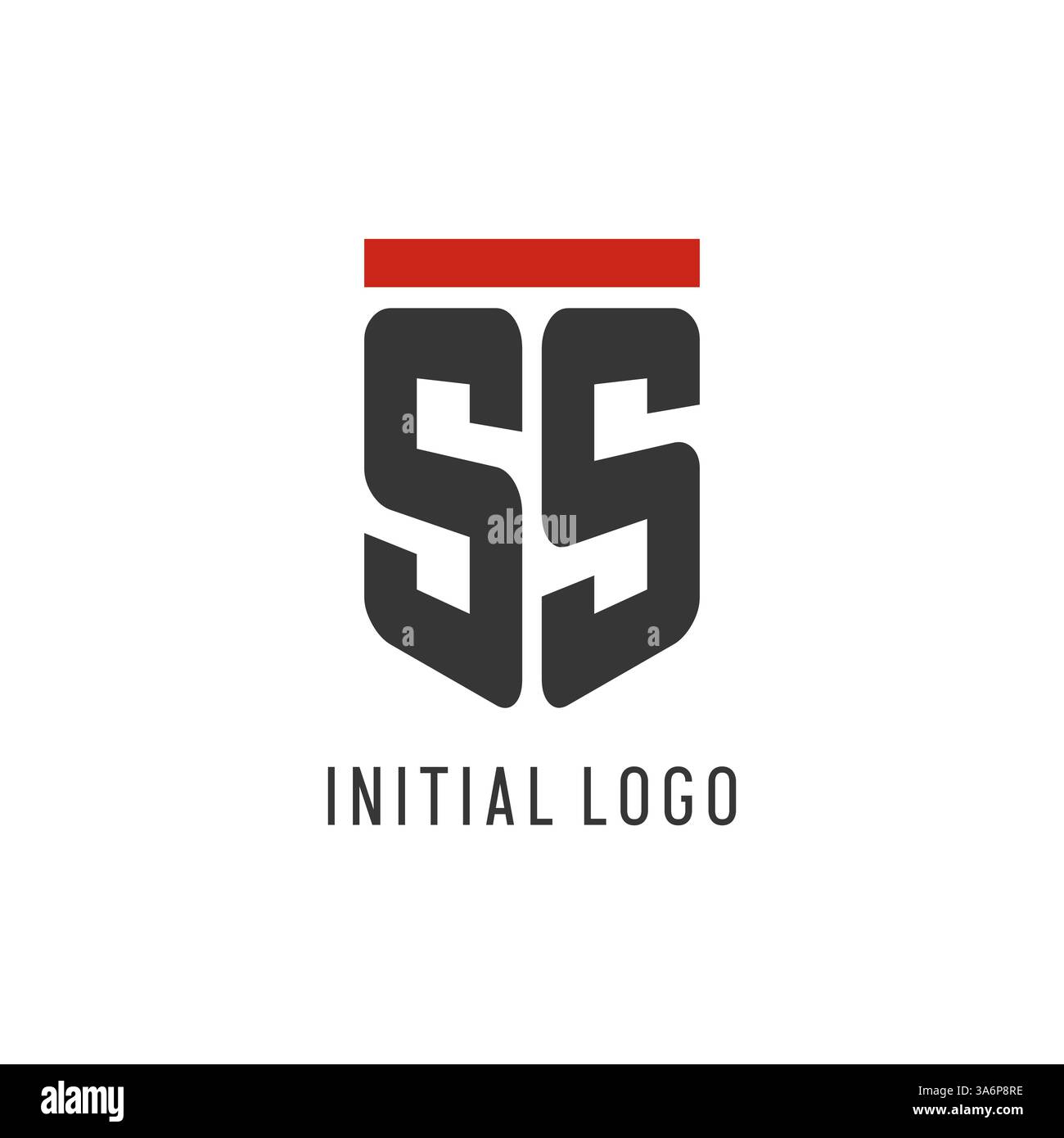 SS initial esport logo with simple shield design style vector graphic Stock Vector Image & Art ...