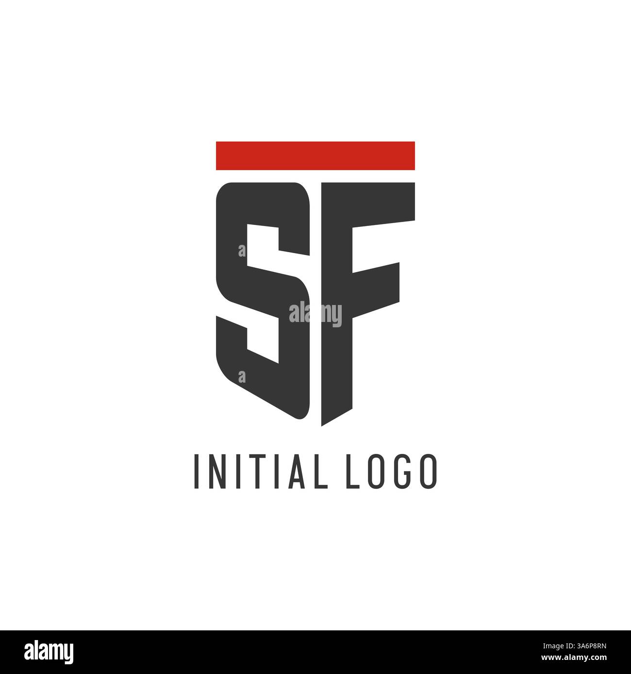 SF initial esport logo with simple shield design style vector graphic Stock Vector Image & Art ...