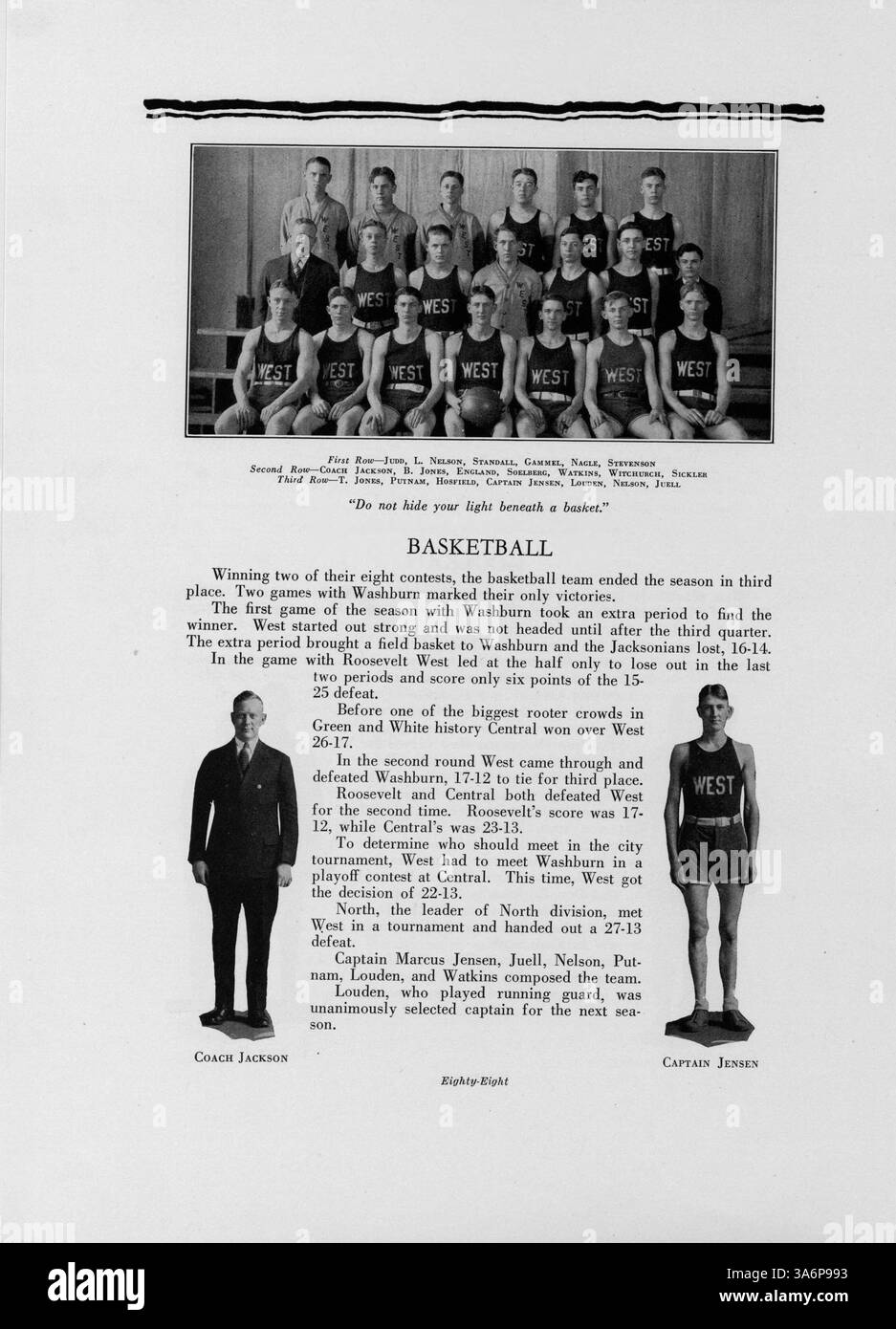 The Hesperian yearbook from 1927 features the events and individuals ...