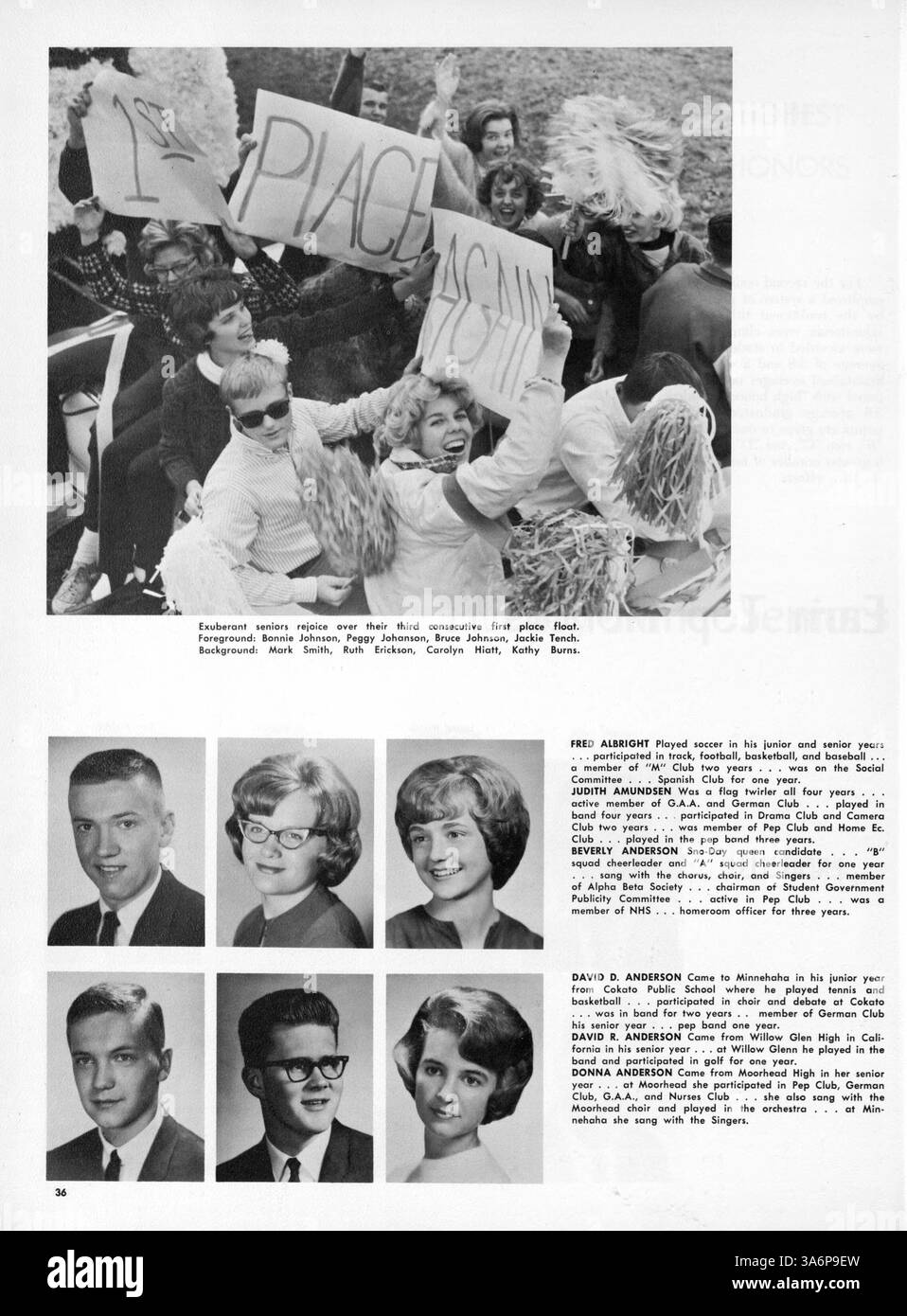 Minnehaha Academy's 1964 Antler yearbook records the highlights of the ...