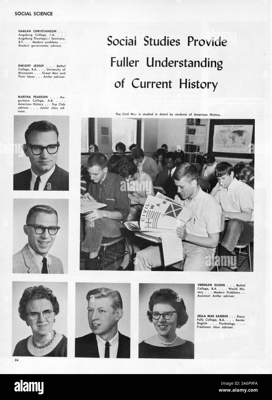 Minnehaha Academy's 1964 Antler yearbook records the activities ...