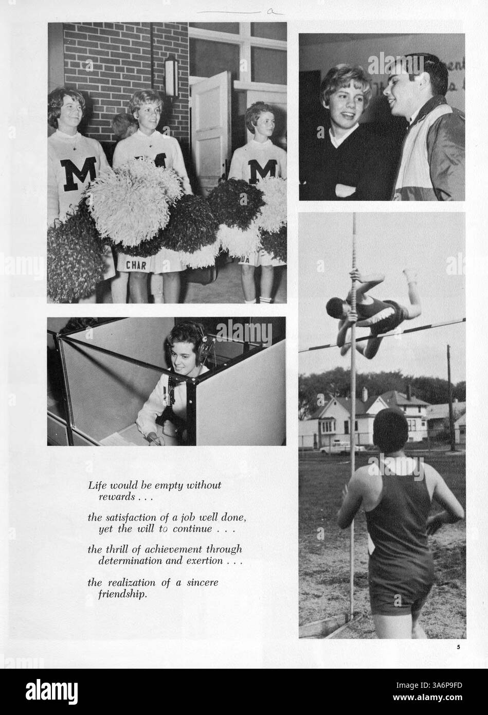 The 1964 Antler yearbook from Minnehaha Academy documents the 1963-1964 ...