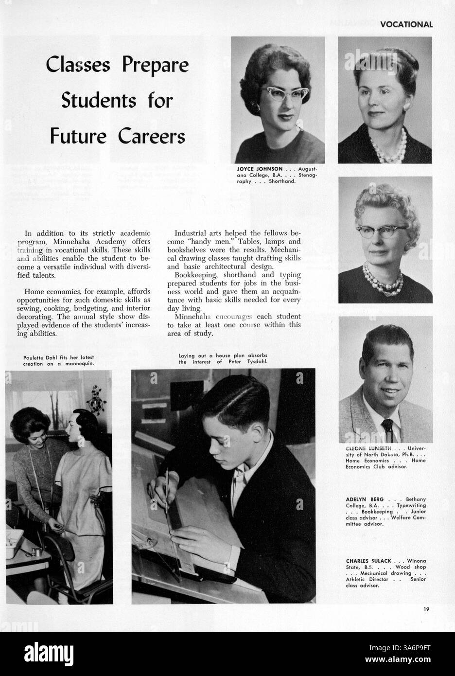 The 1964 Antler yearbook from Minnehaha Academy highlights important ...