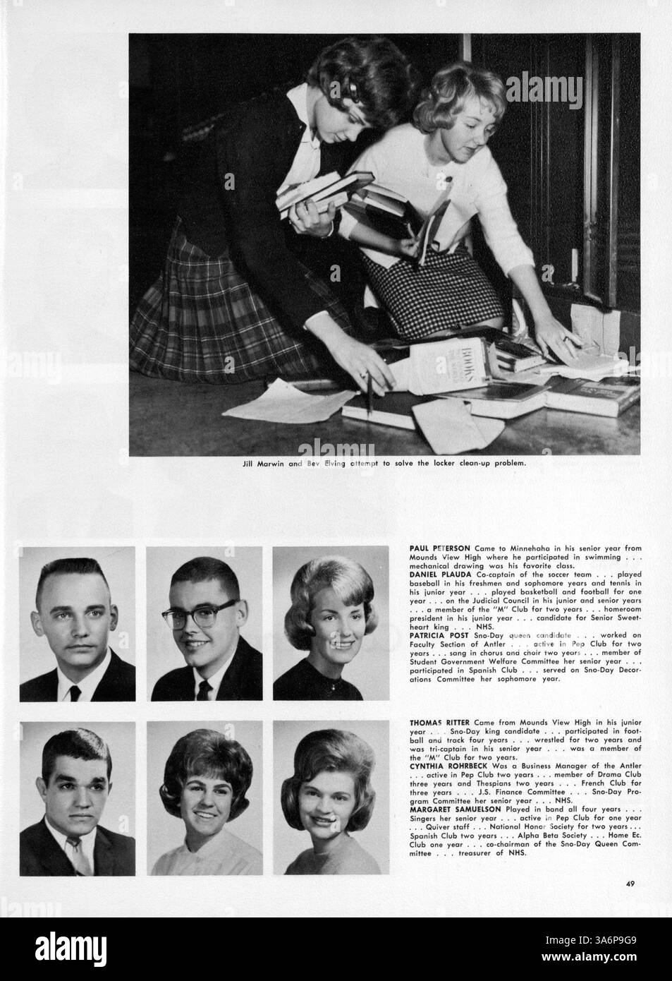 Minnehaha Academy's 1964 Antler yearbook provides a snapshot of the ...