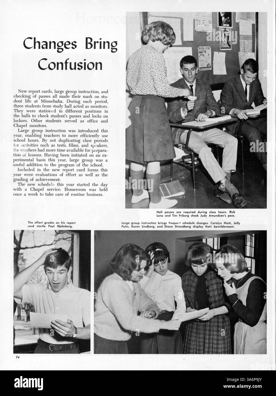 The 1964 Antler yearbook from Minnehaha Academy captures key moments of ...
