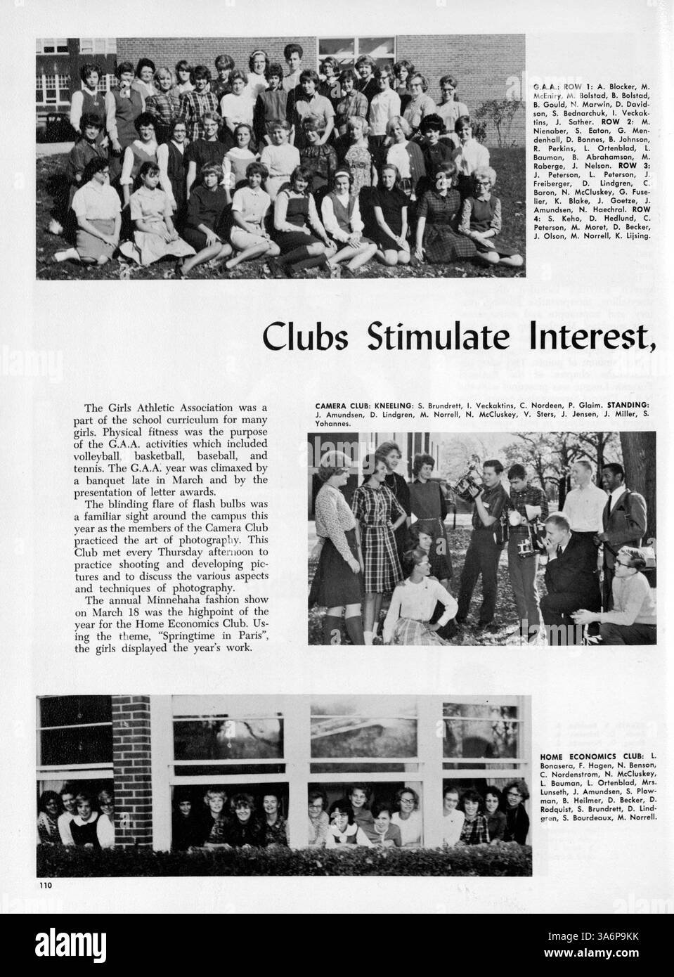 The 1964 Antler yearbook from Minnehaha Academy provides an overview of ...