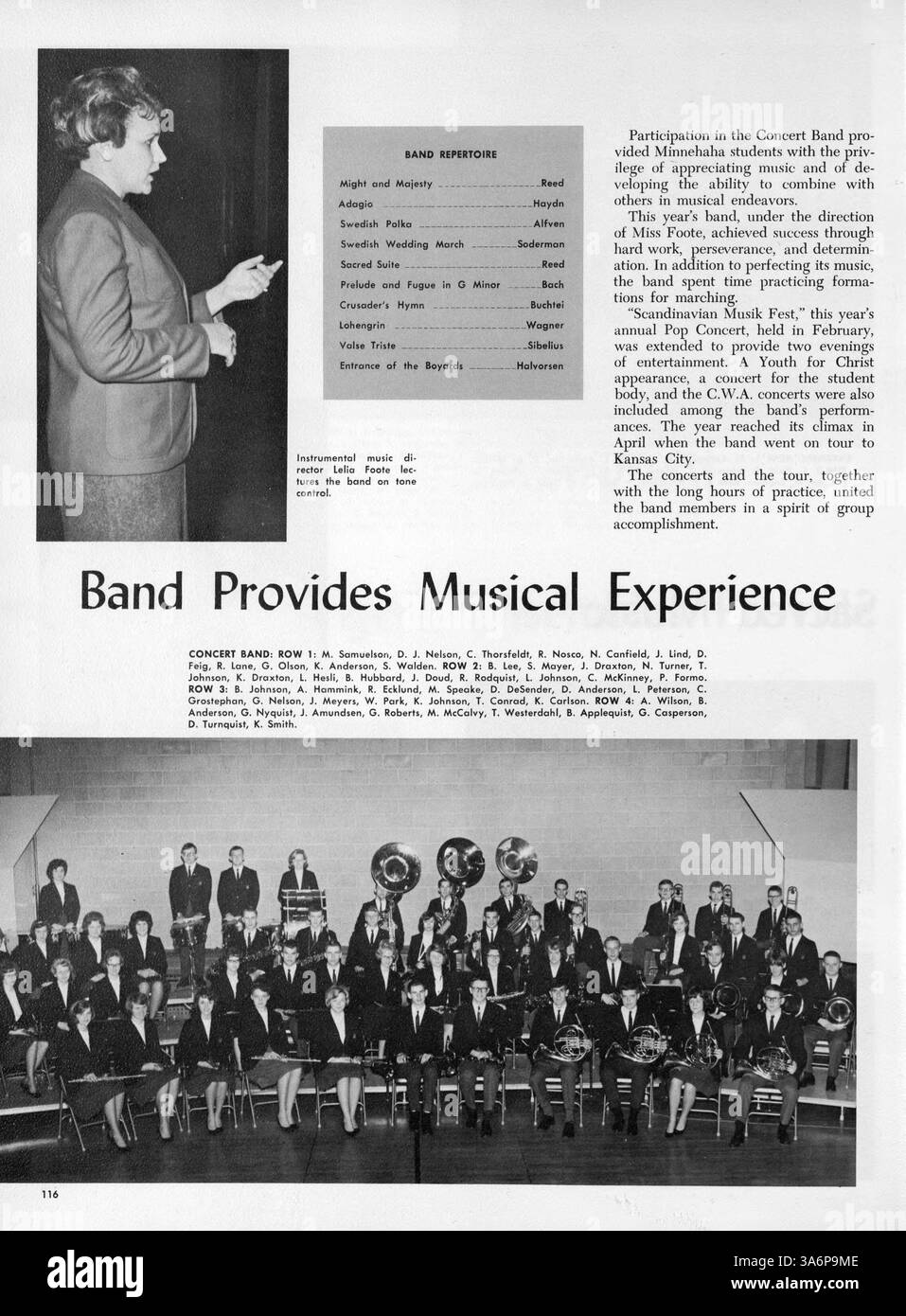 The 1964 Antler yearbook from Minnehaha Academy records student life ...