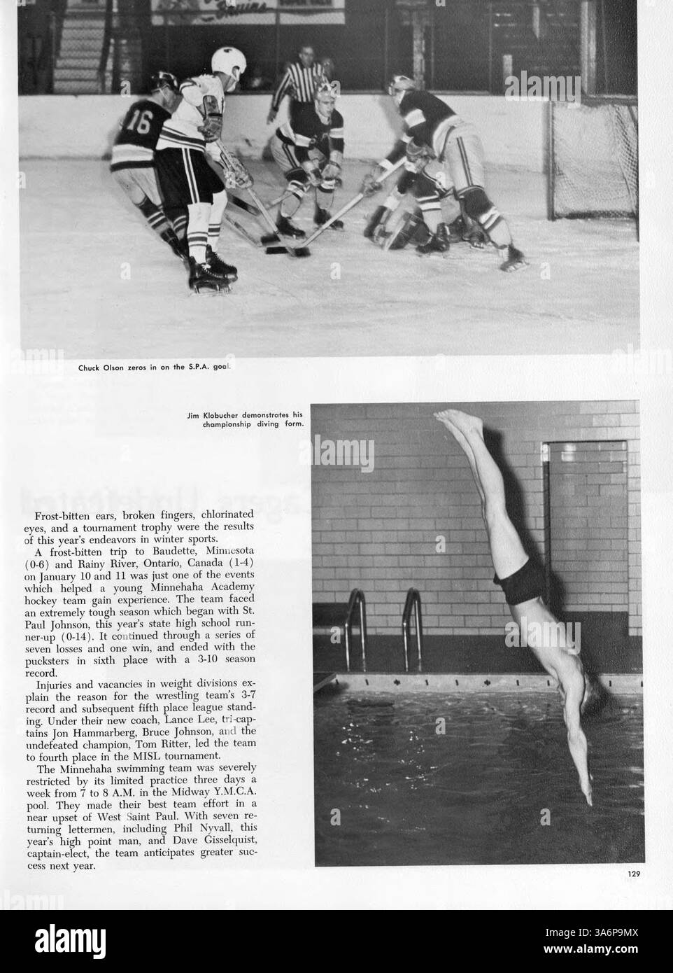 The 1964 antler yearbook from minnehaha academy documents the students ...