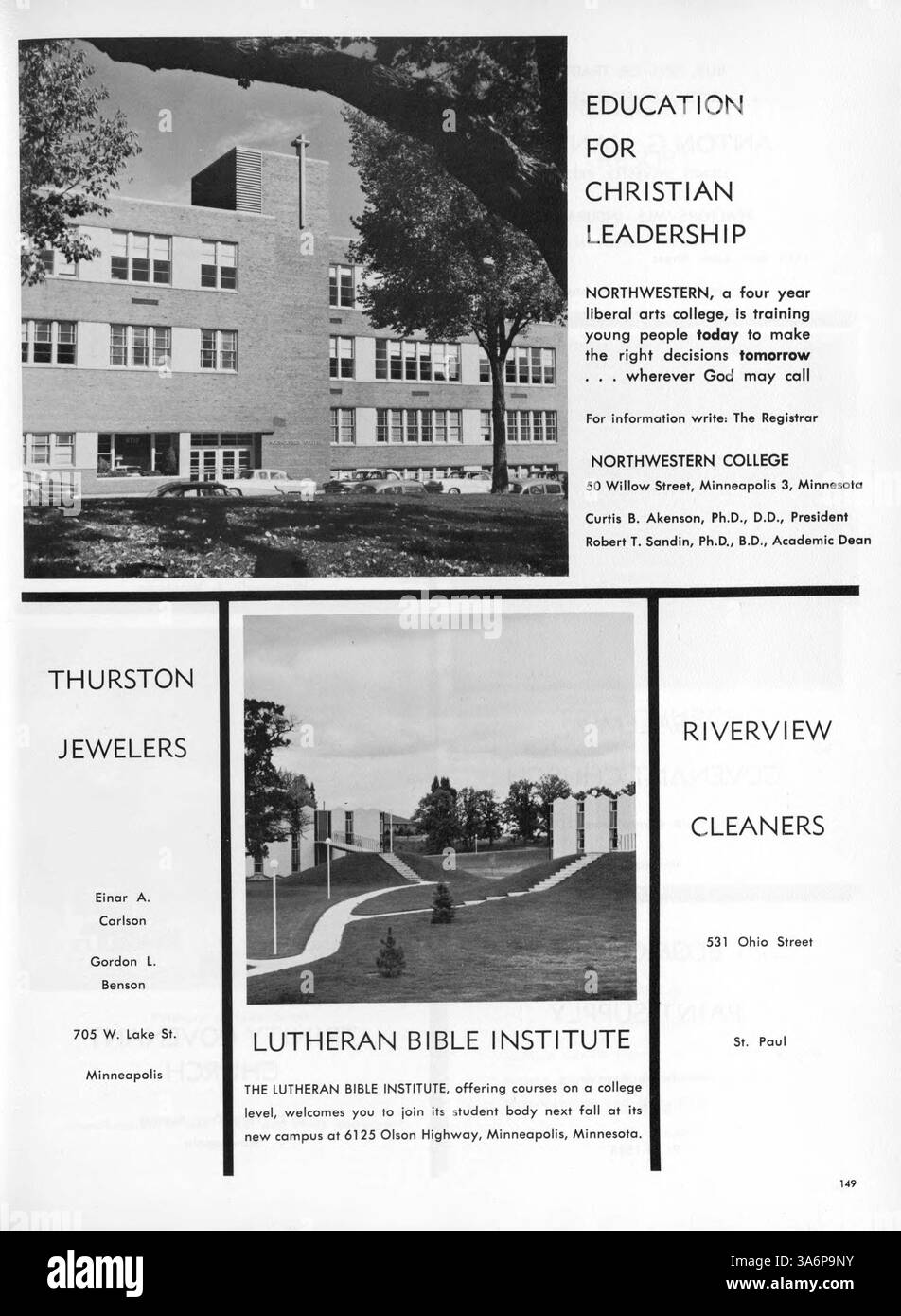 This 1964 Antler yearbook from Minnehaha Academy highlights the key ...