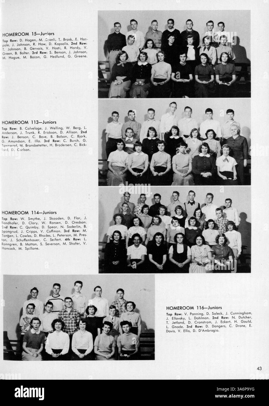 The 1951 South High Yearbook, 'Tiger,' serves as a historical record of ...