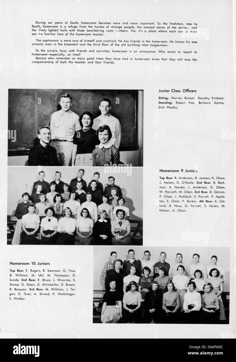 The 1951 South High Yearbook, 'Tiger,' records the highlights of ...