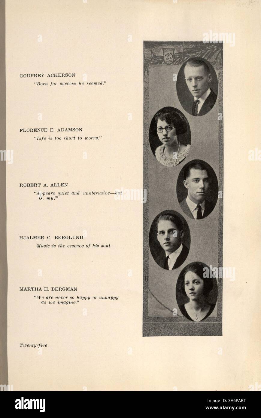 The 1923 edition of Minnehaha Academy's 'Antler' yearbook documents the student body, faculty ...