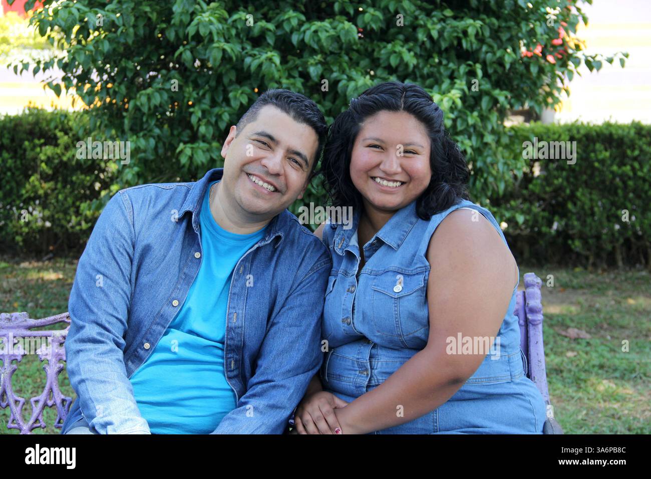 Divorced single dad with his 20-year-old brunette Latina daughter ...