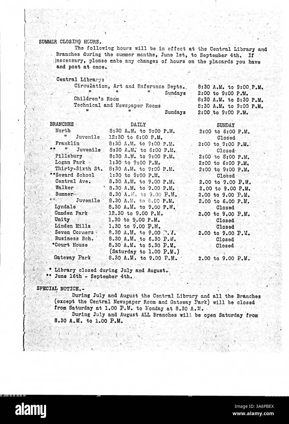 A 1917 weekly bulletin from the Minneapolis Public Library, offering ...