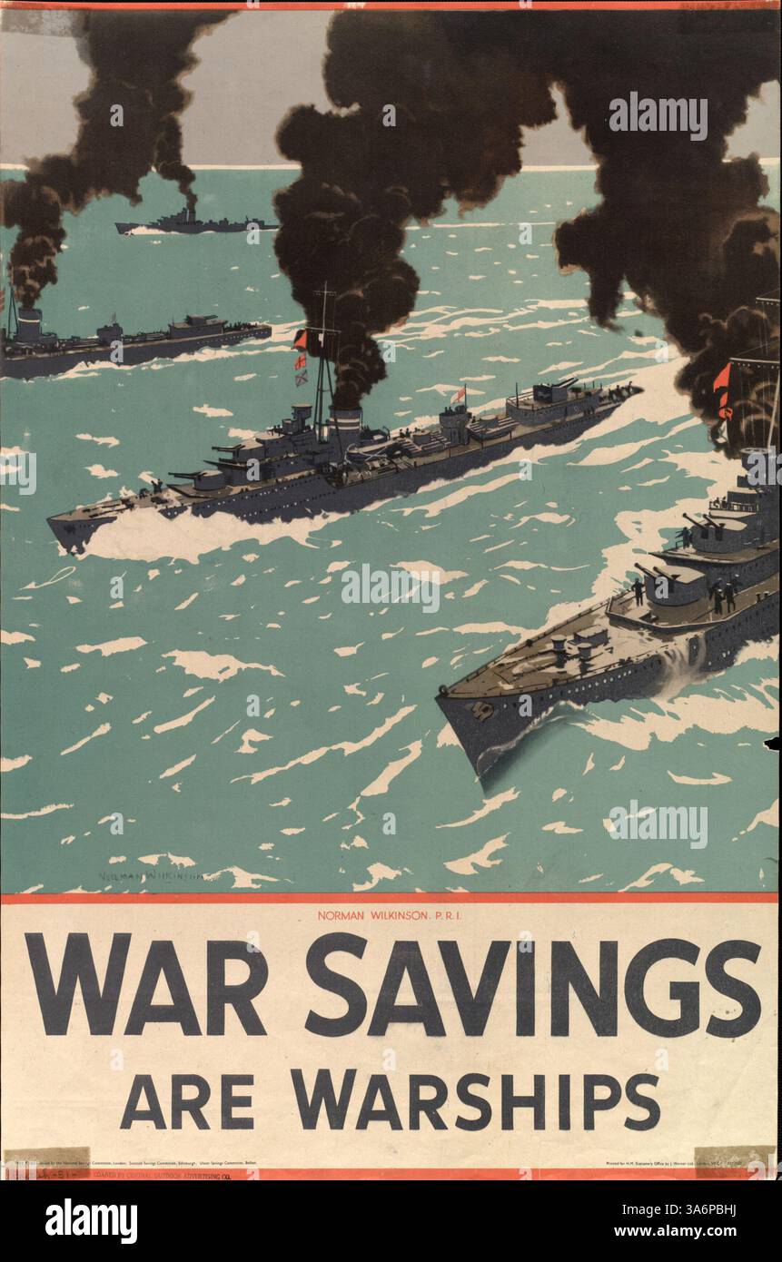This image presents British warships during World War I, highlighting ...