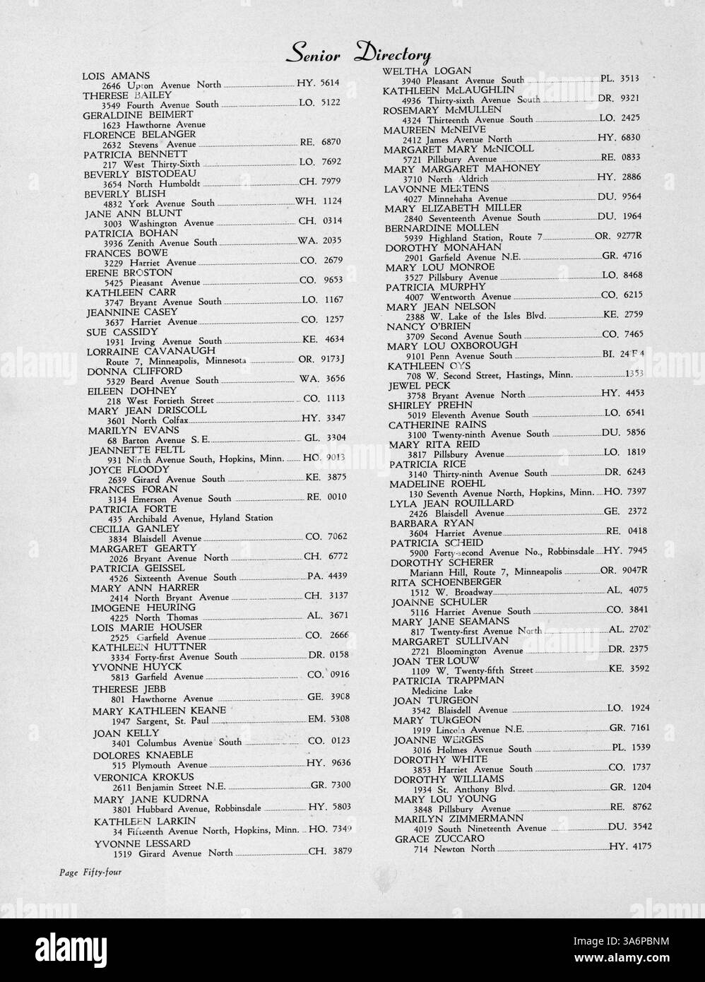 This 1946 yearbook from St. Margaret's Academy features a record of the ...