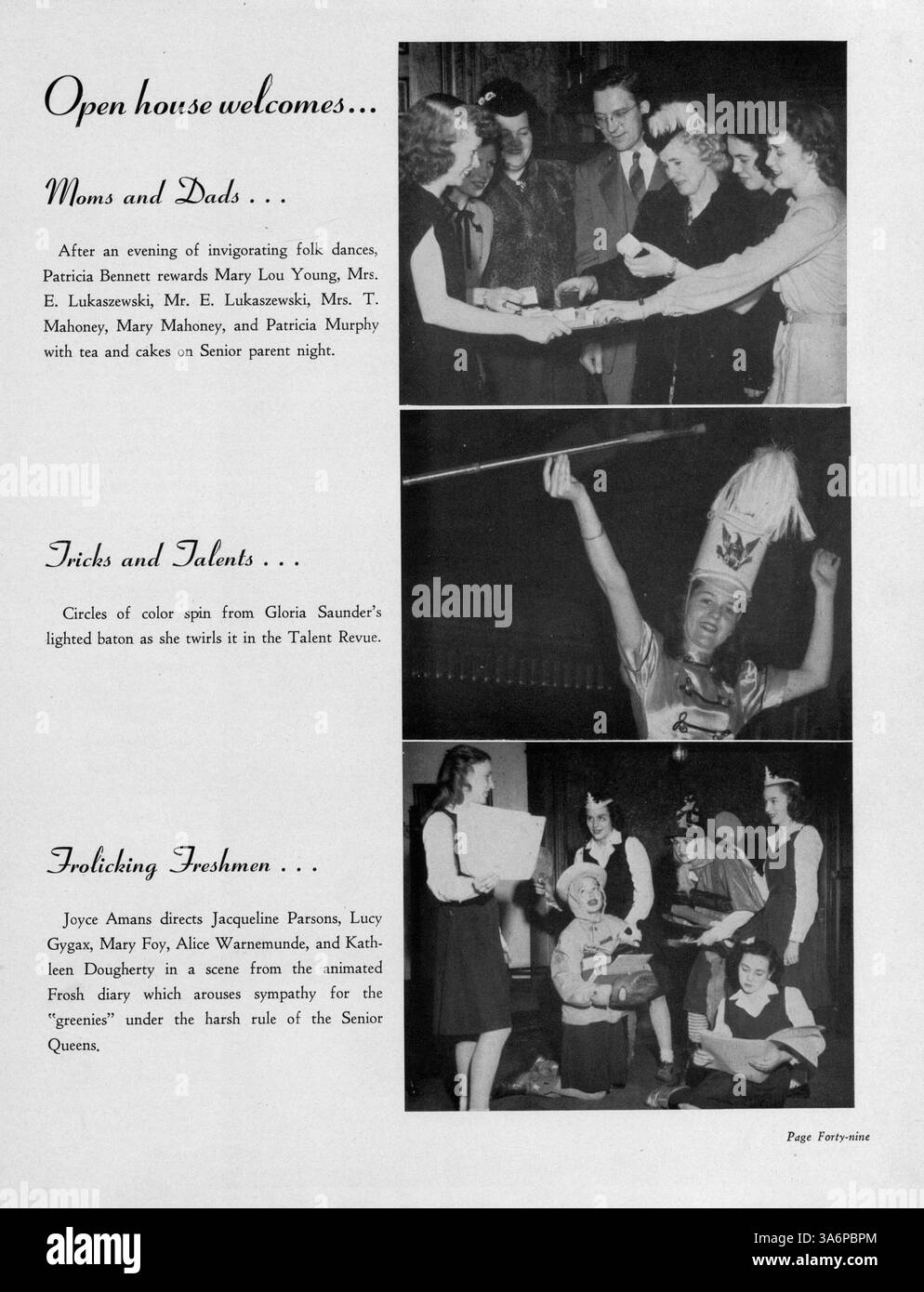 This 1946 yearbook highlights student life, athletics, and clubs, while documenting school ...