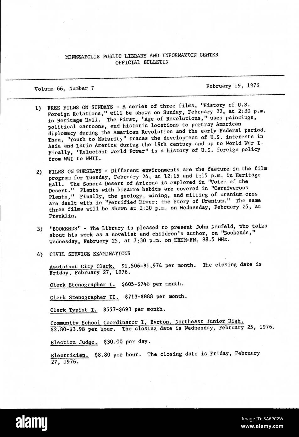 A weekly bulletin providing updates and important information for ...