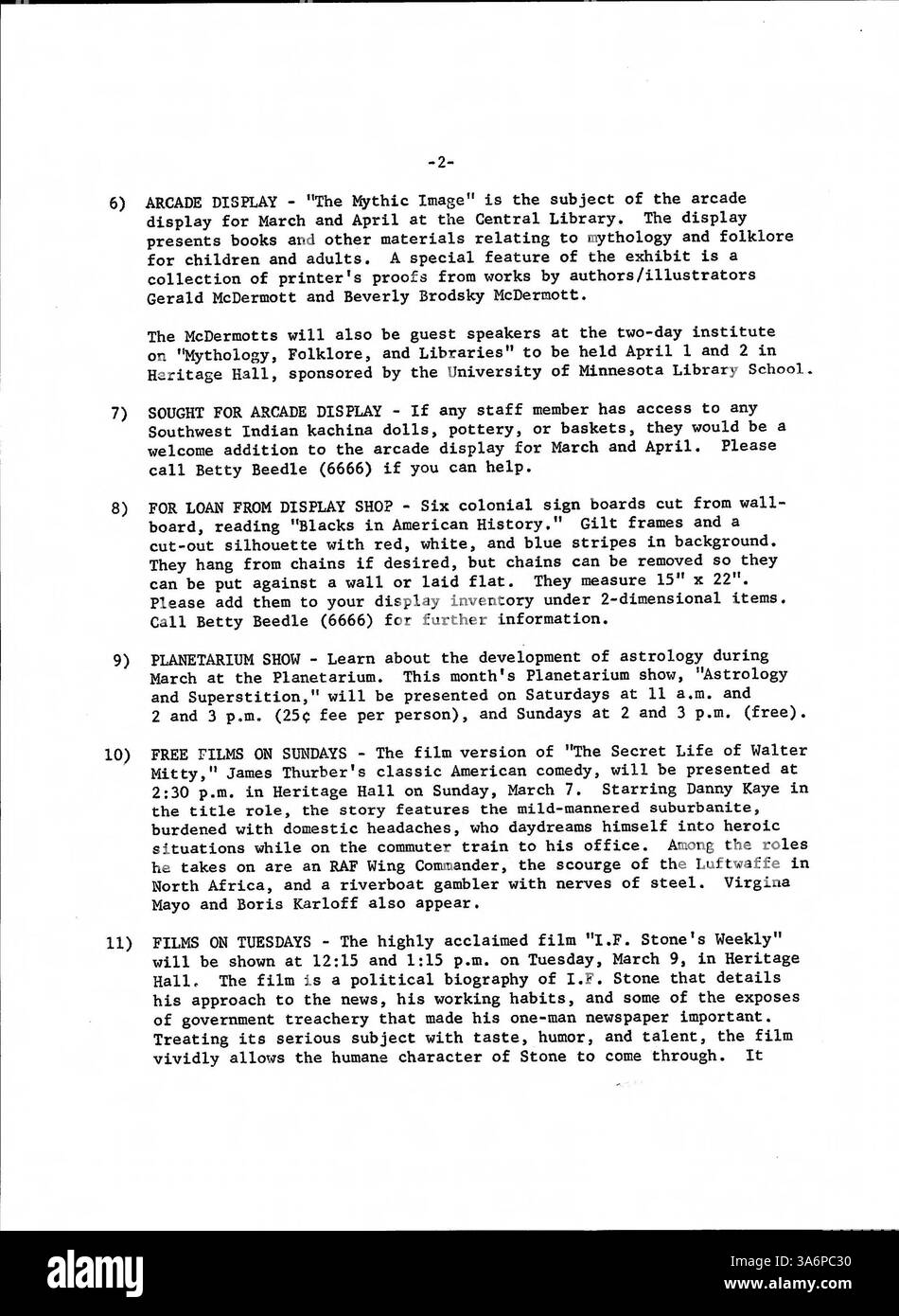 Issued weekly, this bulletin provides updates, notices, and important ...