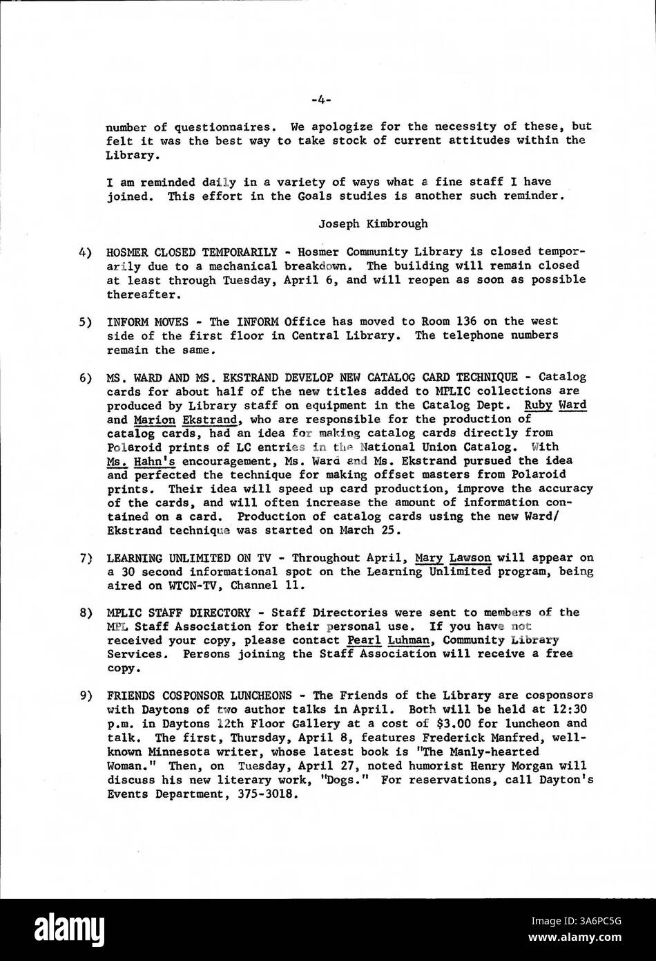 This 1976 weekly bulletin serves as an informational resource fo hi-res ...