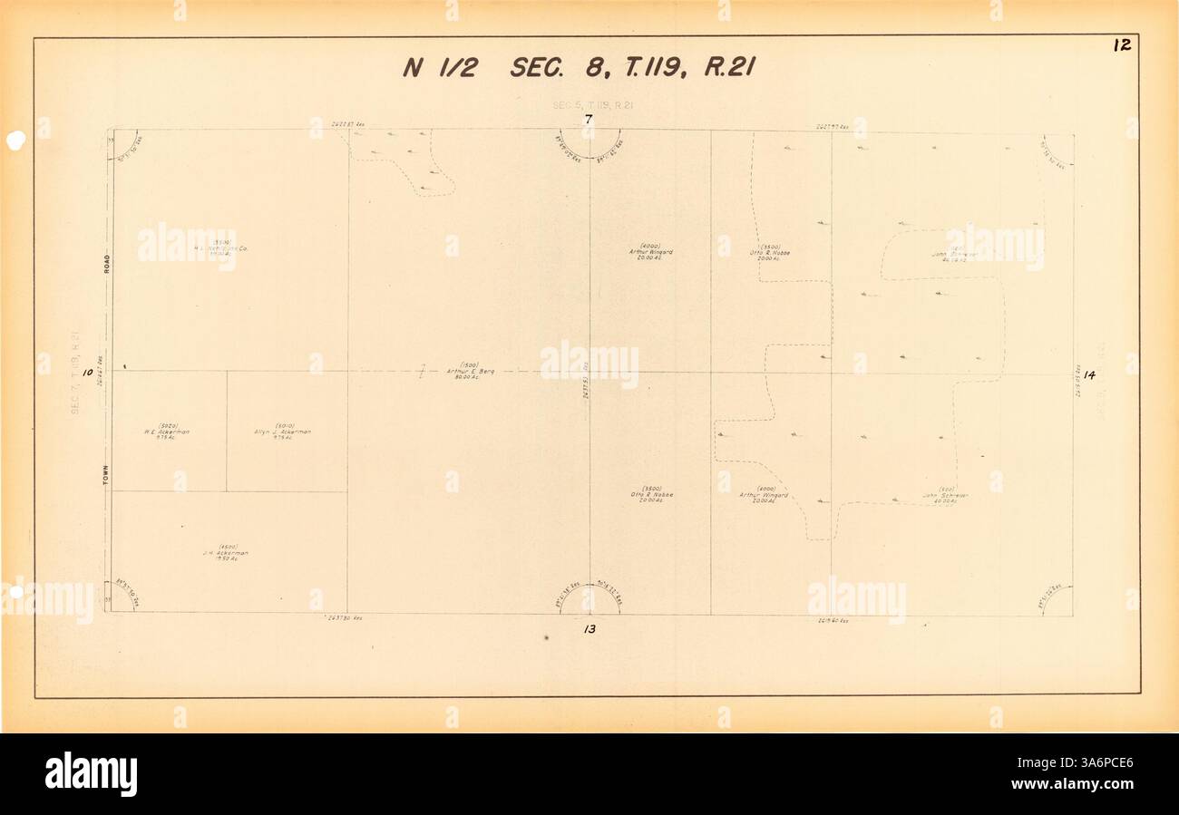 This atlas includes maps of brooklyn center hi-res stock photography ...