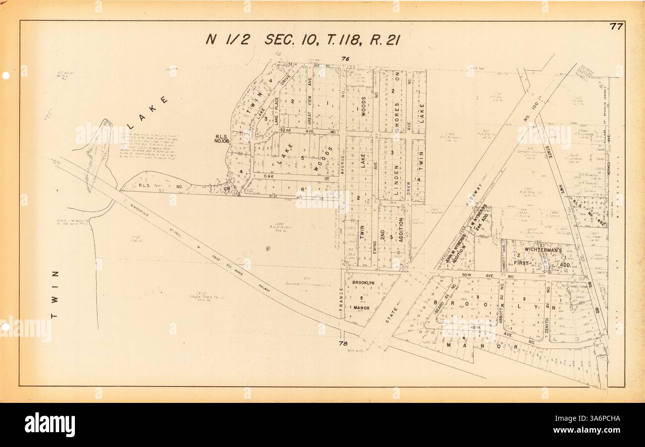 This collection of maps includes detailed information on the villages ...