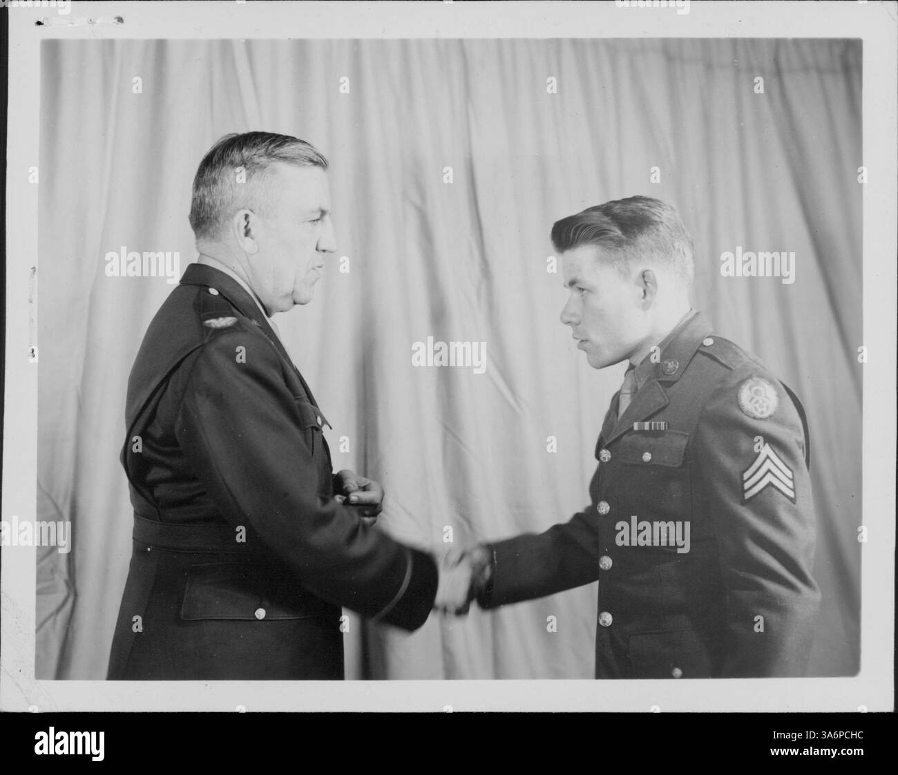 Colonel J. M. McCulloch (left), from Louisville, KY, and Sergeant ...