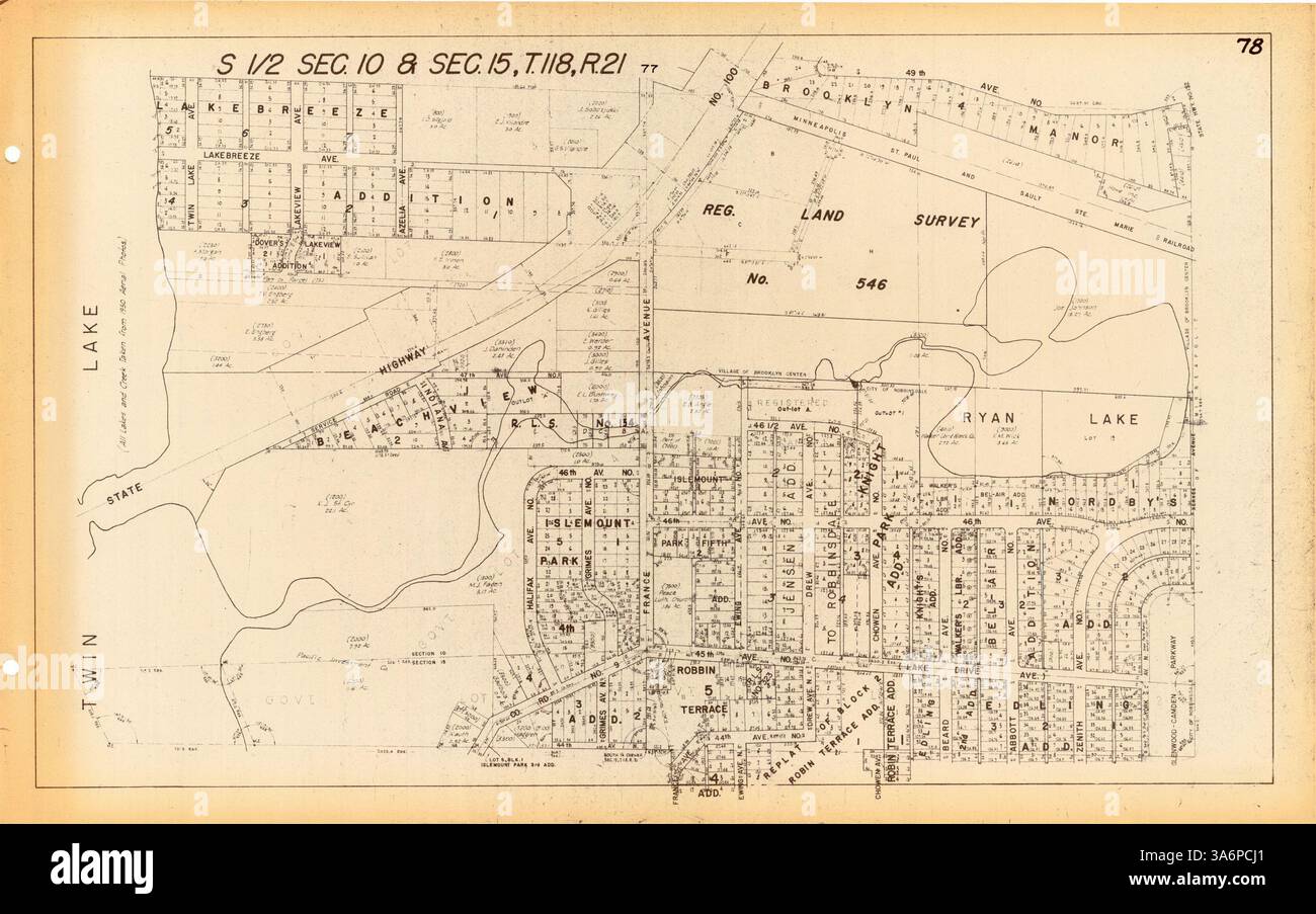 This atlas provides detailed maps of Brooklyn Center, Brooklyn Park ...