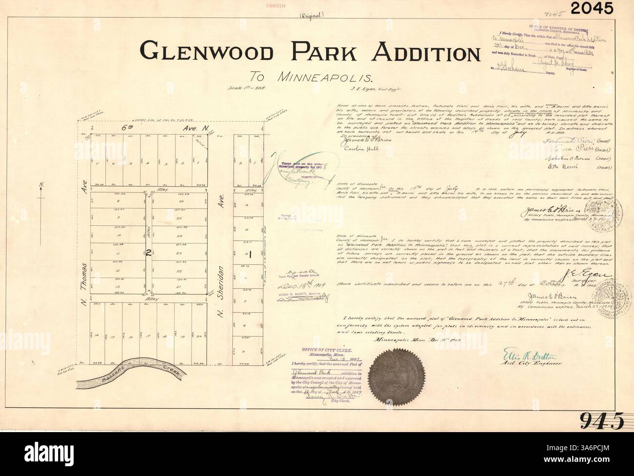 The Glenwood Park Addition to Minneapolis is an early 20th-century ...
