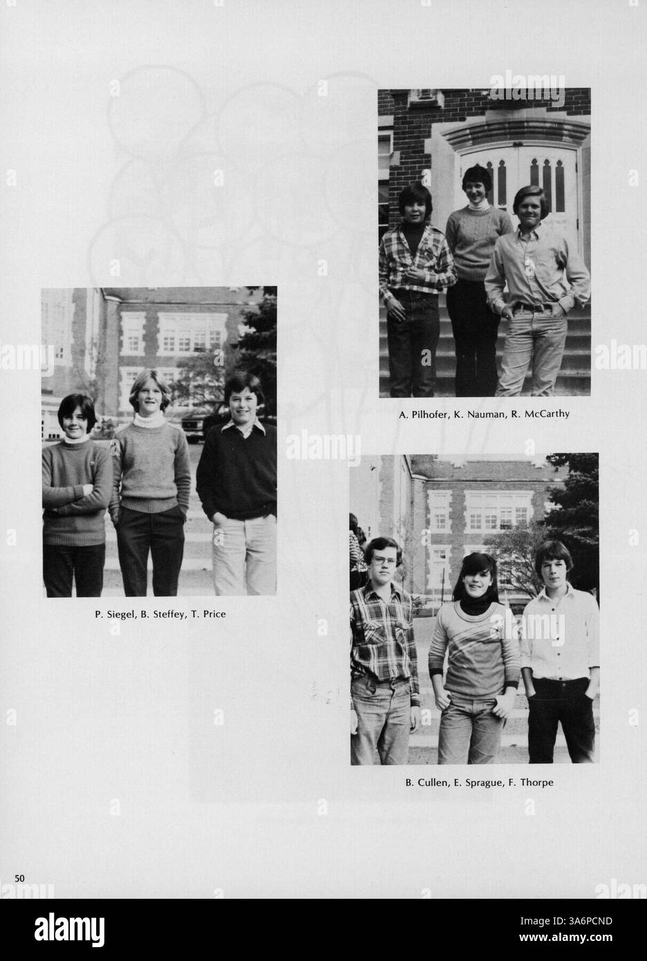 The 1980 Blake Middle School Yearbook features photographs of students, faculty, sports events ...