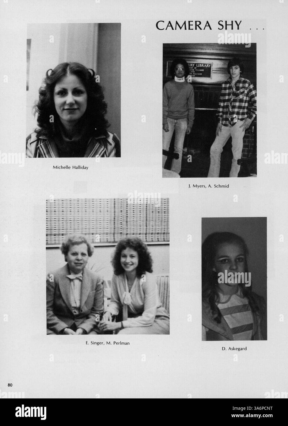 The 1980 Blake Middle School Yearbook showcases athletic teams, extracurricular clubs, and ...